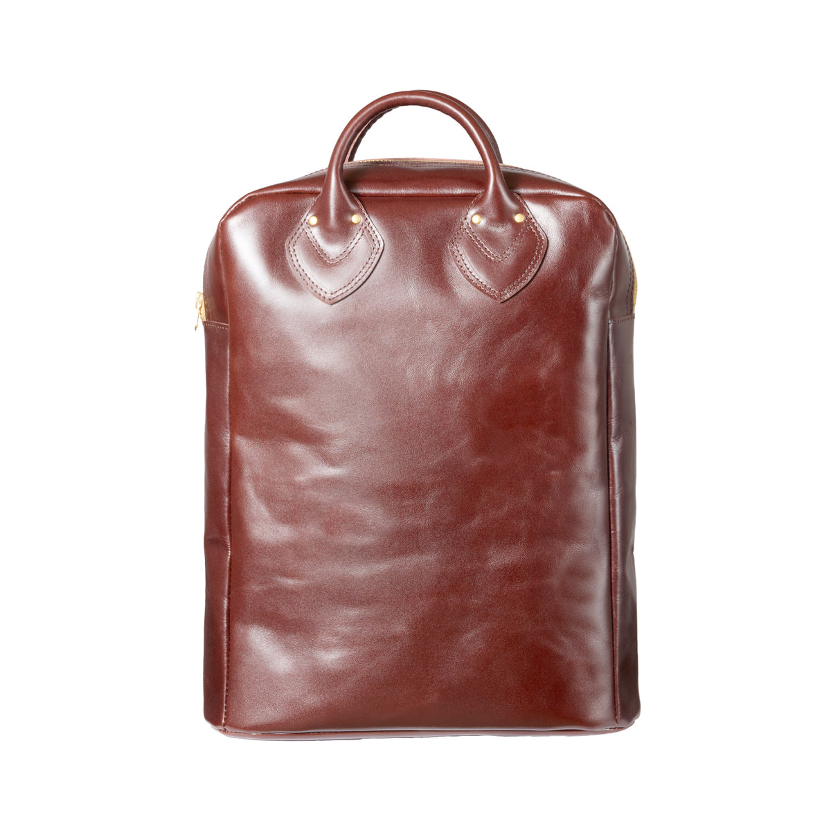 AELL SUPPLY - ZIPPER LEATHER BAG _ BROWN – BITTERS STORE