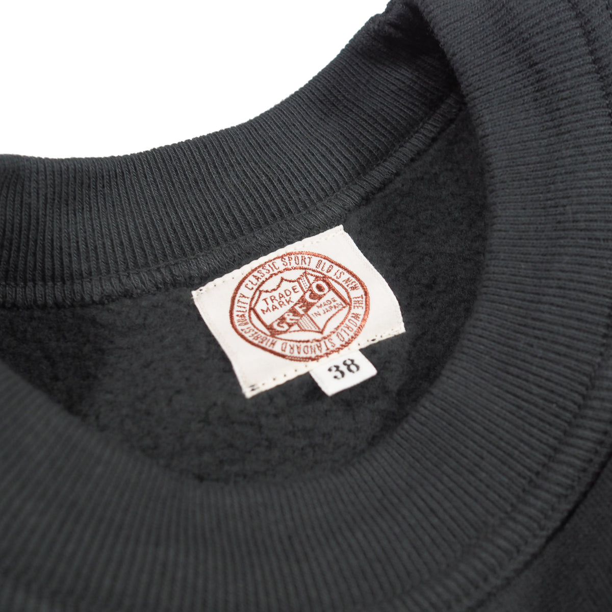 G&F Co.- CREW-NECK SWEATSHIRTS _ INK BLACK – BITTERS STORE